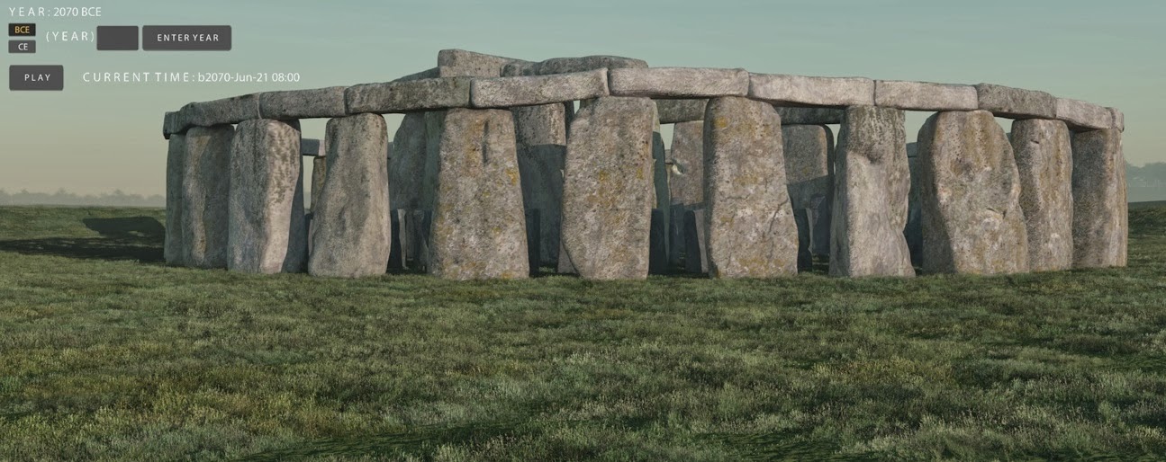 Stonehenge and the Ice Age: Stonehenge simulations
