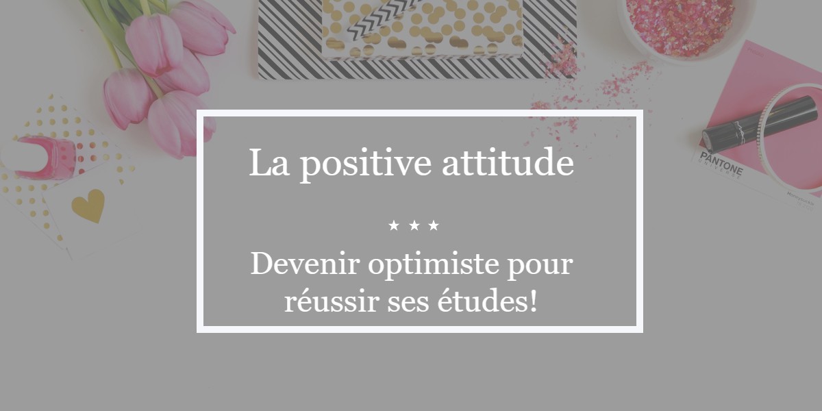 La positive attitude : devenir optimiste pour réussir ses études ! - La ...