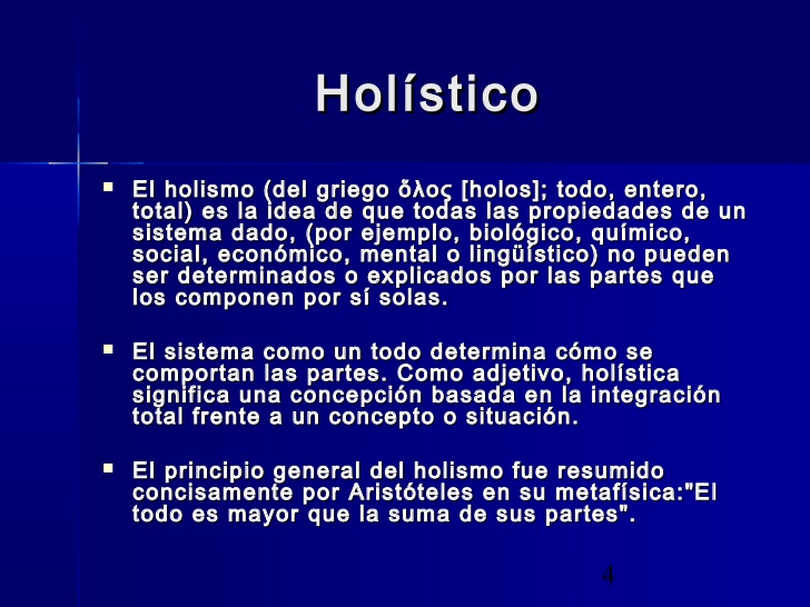 Diseño Industrial Oberá: #Holismo (significado). Holístico