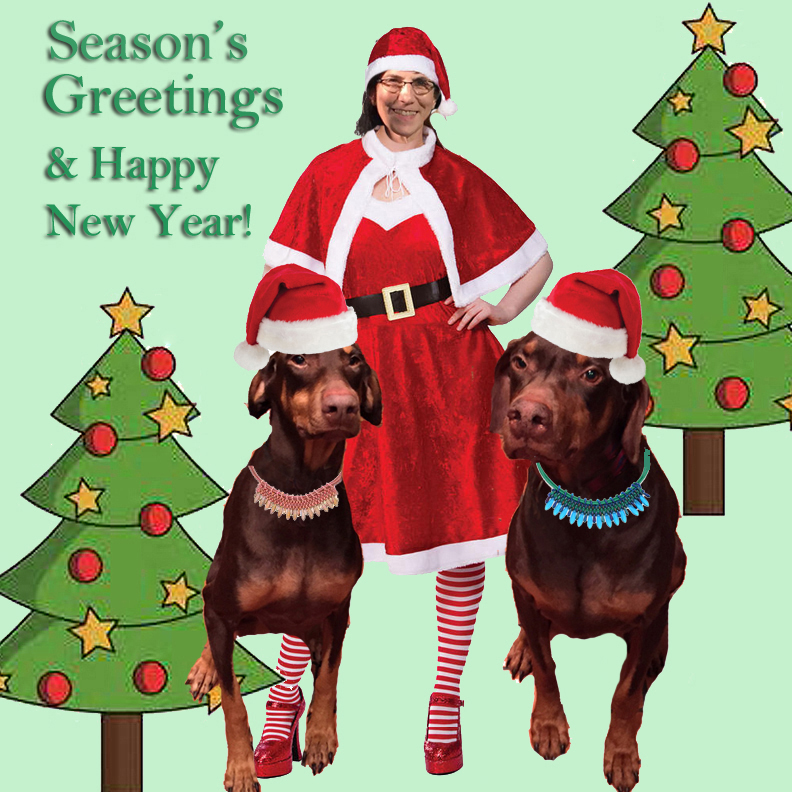 Dunitz & Company: Holiday Card Greetings, Always with Dogs