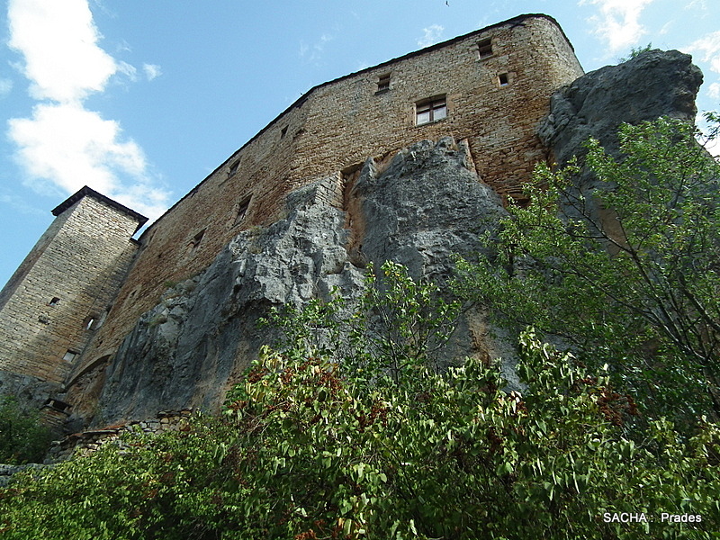 Un jour....Une photo !: Le château de Prades " Gorges du Tarn