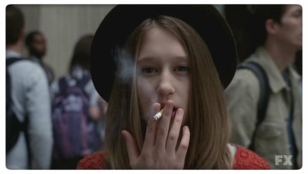 Taissa Farmiga American Horror Story Smoking