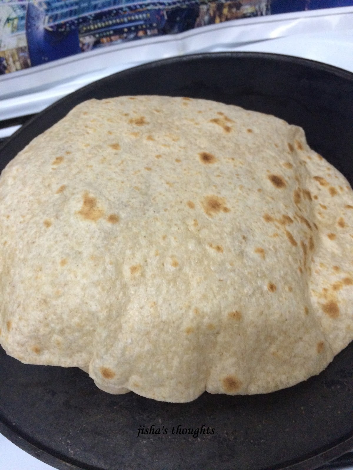 Mr. Buds half cooked chapathi