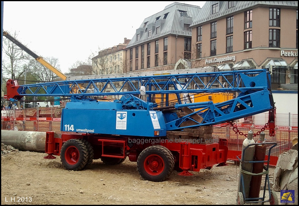 Bagger Galerie Construction Machines: FUCHS 114M Seilbagger Crawler crane
