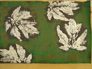 Welcome to Mrs. Peterson's Art Class!: Leaf Printing