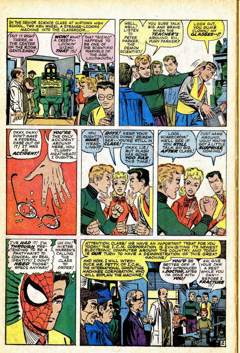 Peter Parker vs. Flash Thompson (drawn by Alex Ross) : r/Spiderman