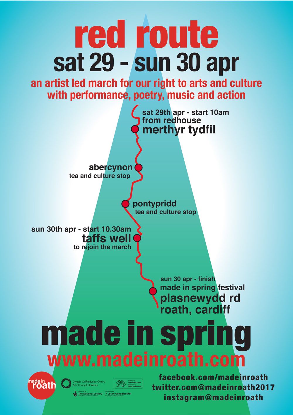 Made in Roath Blog: Red Route 2017