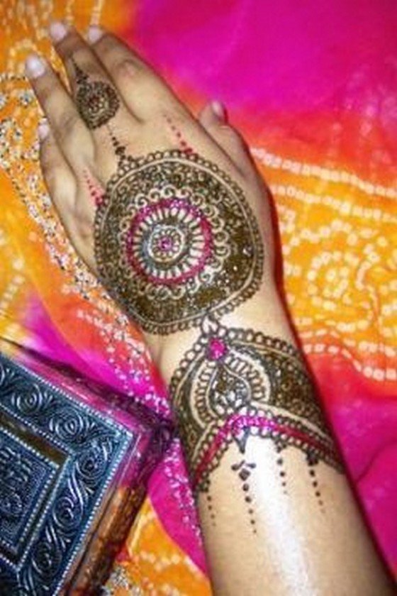okarafun: latest Colorful Bridal Mehndi Designs