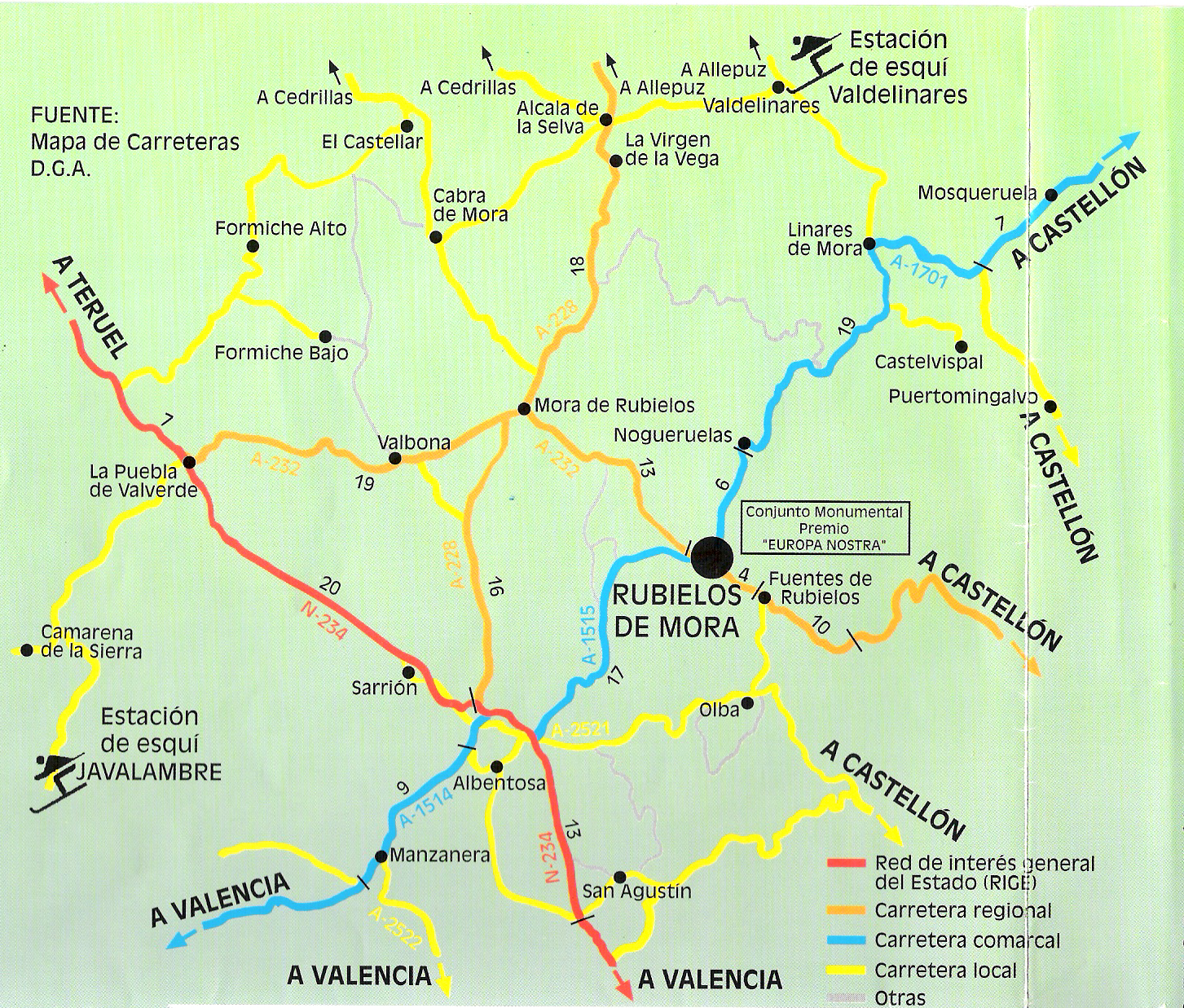 Viajando tranquilamente por España y Europa: Rubielos de Mora
