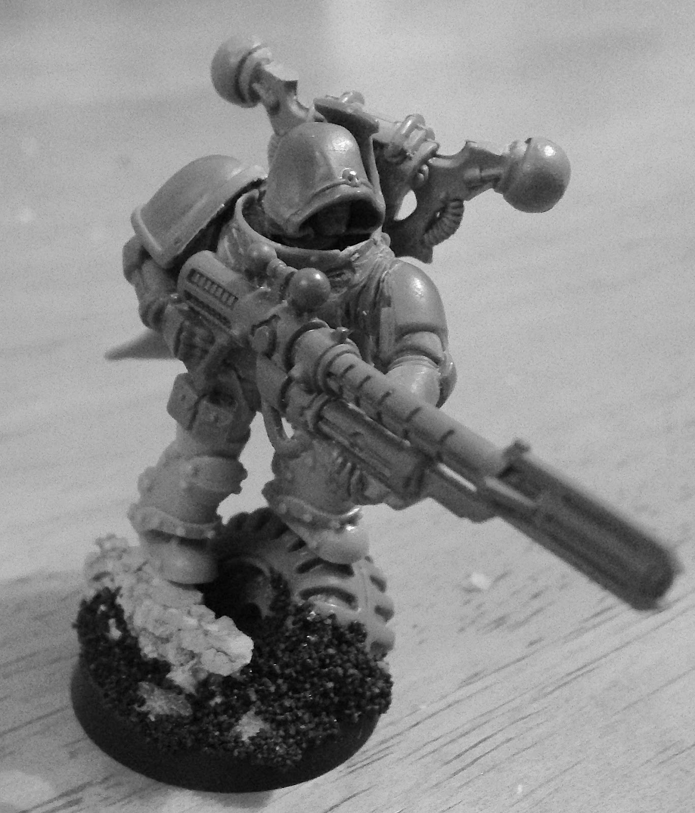 Warpstone Flux: Alpha Legion Sniper, with Necron Deathmark Rifle