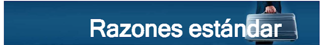 Métodos de razones Estándar