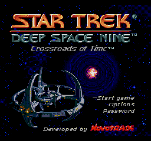 Super Adventures In Gaming Star Trek Deep Space Nine Crossroads Of Time Genesismega Drive