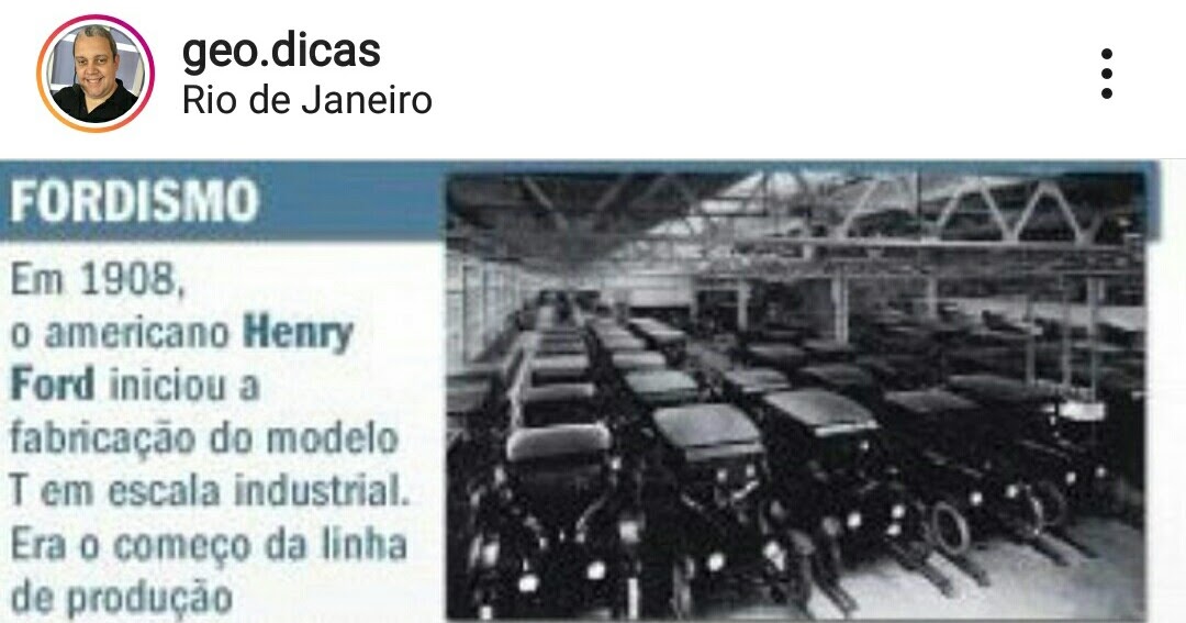 FÓRMULA GEO: Fordismo e suas características