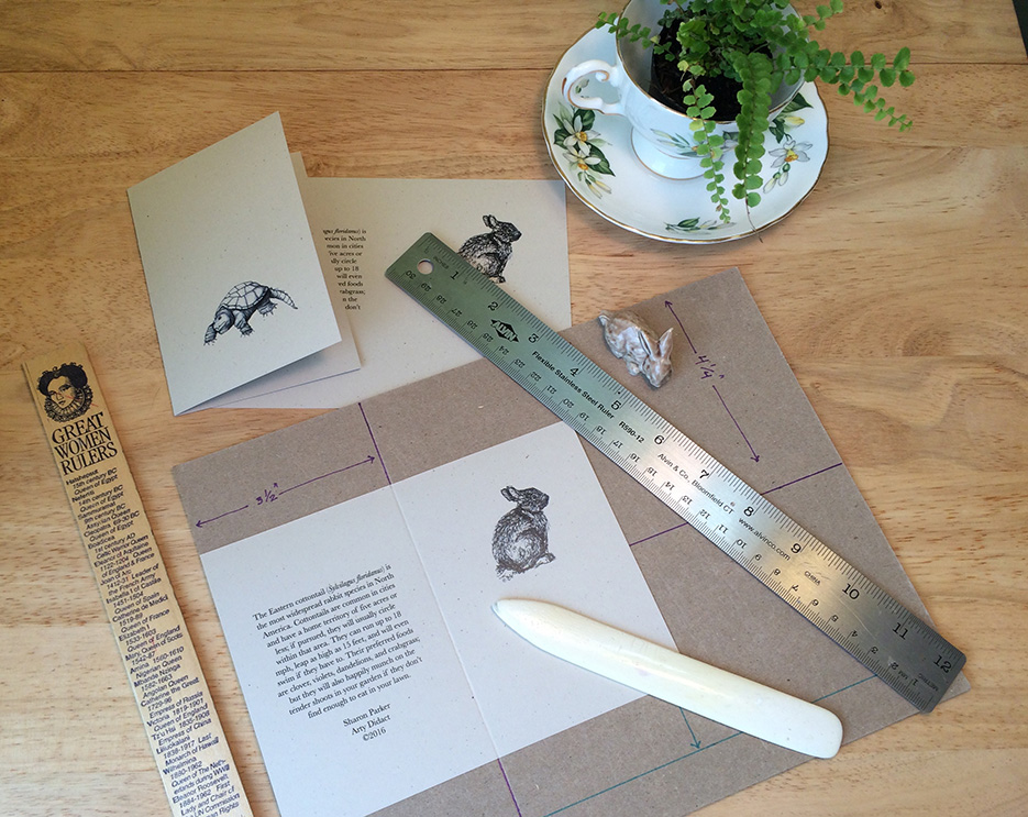 Sharon's Compendium: I Made My Own Card Scoring Board and You Can Too