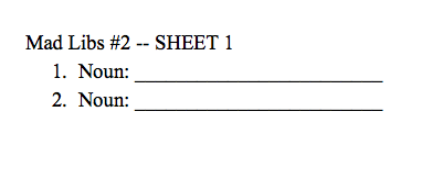 Connected in the Kitchen: Party Games: Pop Songs Mad Libs