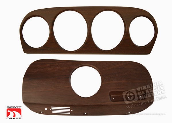 Virginia Classic Mustang Blog: 69 Mustang Deluxe Instrument Bezel and ...