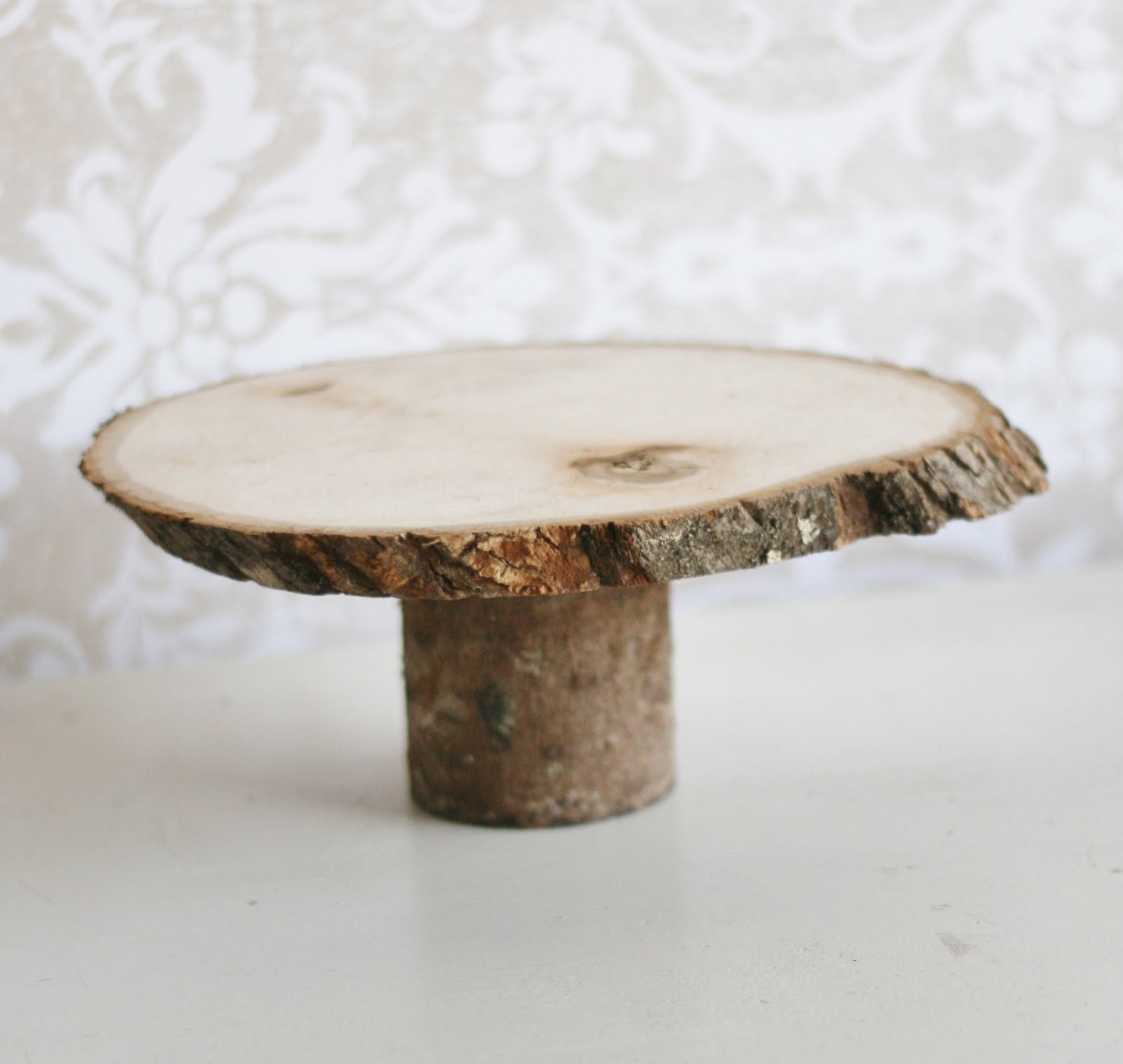 Morgann Hill Designs: Individual Cake Stands Made From Rustic Wood Tree ...