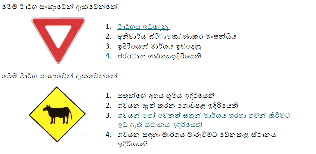 Driving License Paper and Answers