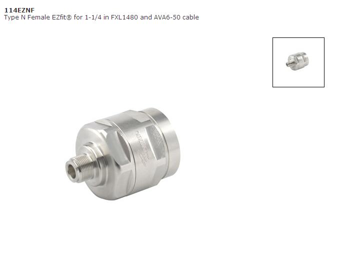 ANDREW COMMSCOPE: Connector untuk kabel feeder Coaxial ANDREW dan COMMSCOPE