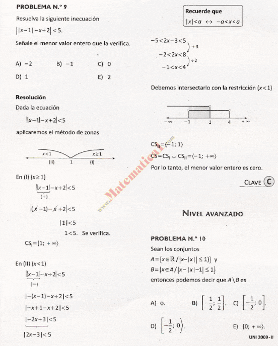 VALOR ABSOLUTO EJERCICIOS RESUELTOS PDF