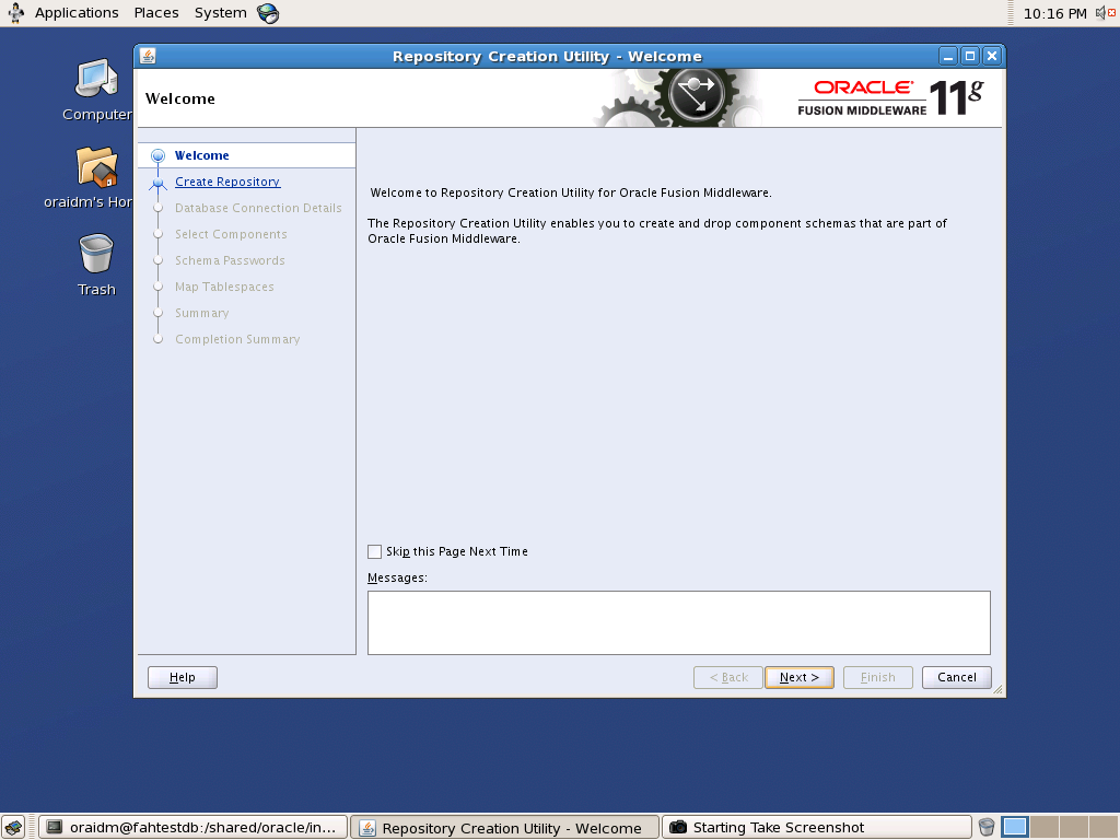 Oracle Fusion Applications Rcu Creation For Idm Database With The Fusion Applications 5607