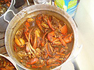 Le matoutou ou matété de crabes