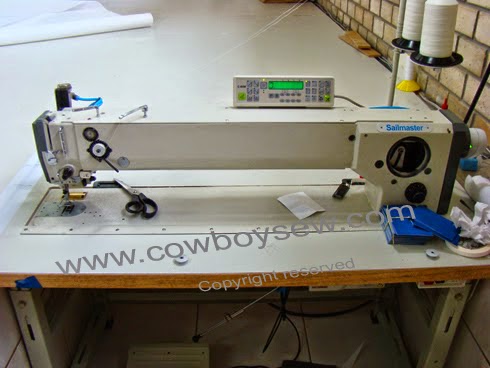 Heavy duty industrial sewing machines: 9518-30 Long arm zigzag sail ...