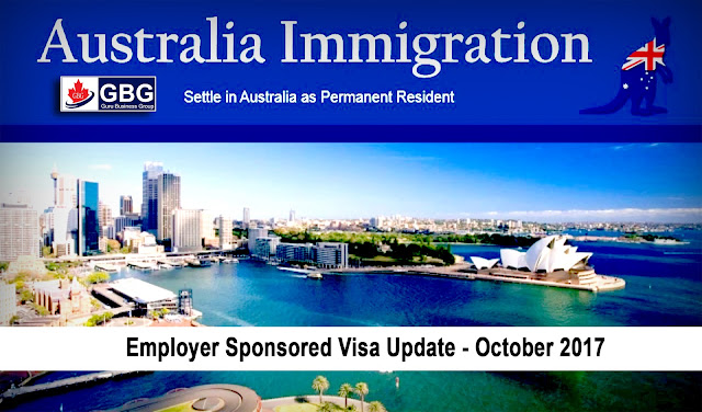Employer Sponsored Visa Update - October 2017