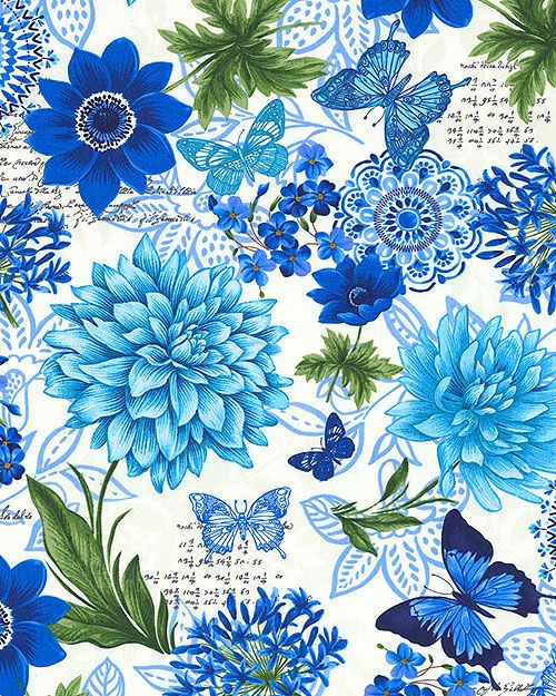 Imprimolandia: Estampados en azul