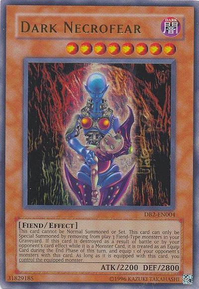 Yugioh Featured Cards: Dark Necrofear (DB2-EN004)