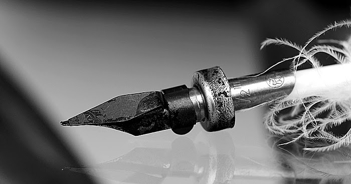 GagaBoss Studio: Antique writing feather