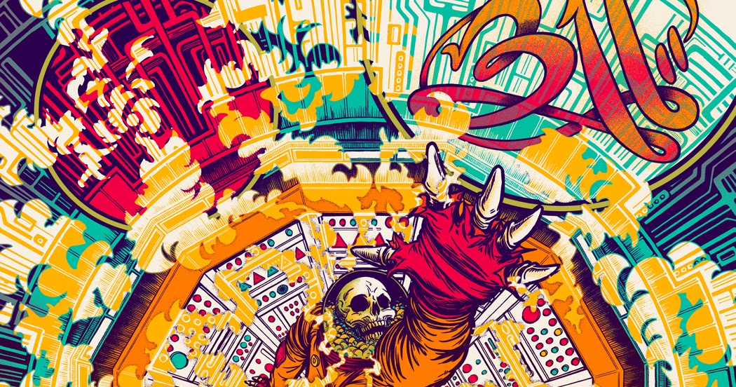 INSIDE THE ROCK POSTER FRAME BLOG: 311 James Flames Austin Texas Poster