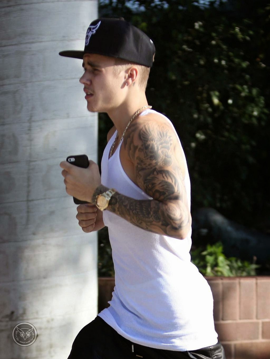 Justin y Lil Za corriendo en Hollywood ~ Justin Bieber Noticias