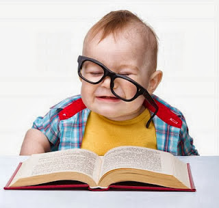 Kids baby pictures: Funny Baby Reading Book