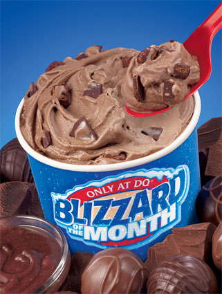 triple chocolate brownie dairy queen calories