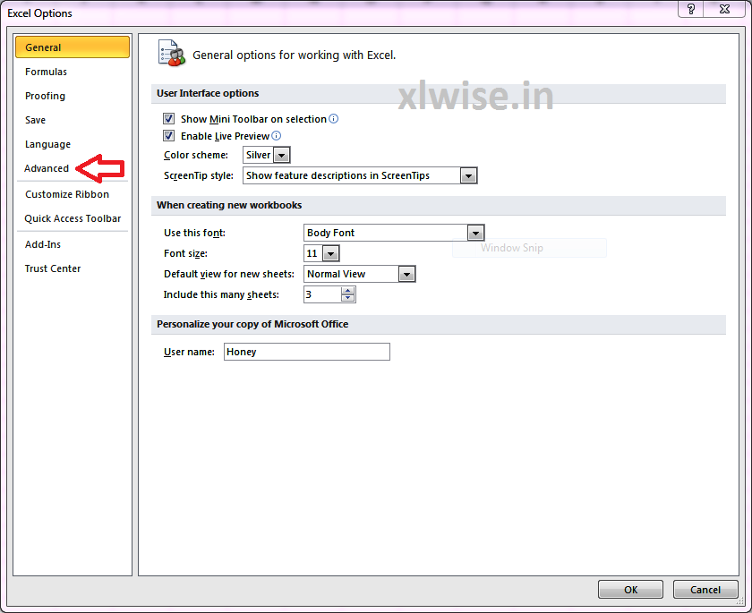 Enable or Hide Fill handle for Drag and Drop Editing - Excel, the wise way