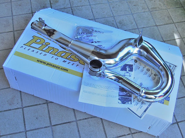 wicked vespa rally 200: Pinasco exhaust pipe - fitting