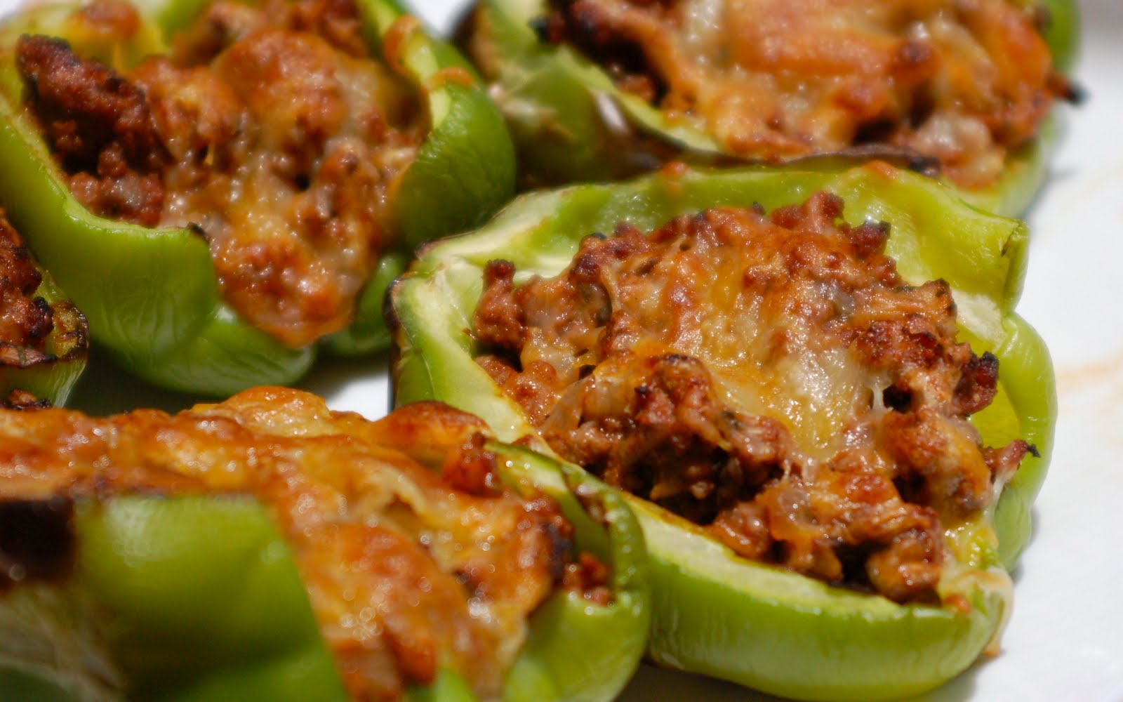 Simply Fit Mama: Grilled Italian Stuffed Peppers | Dinner