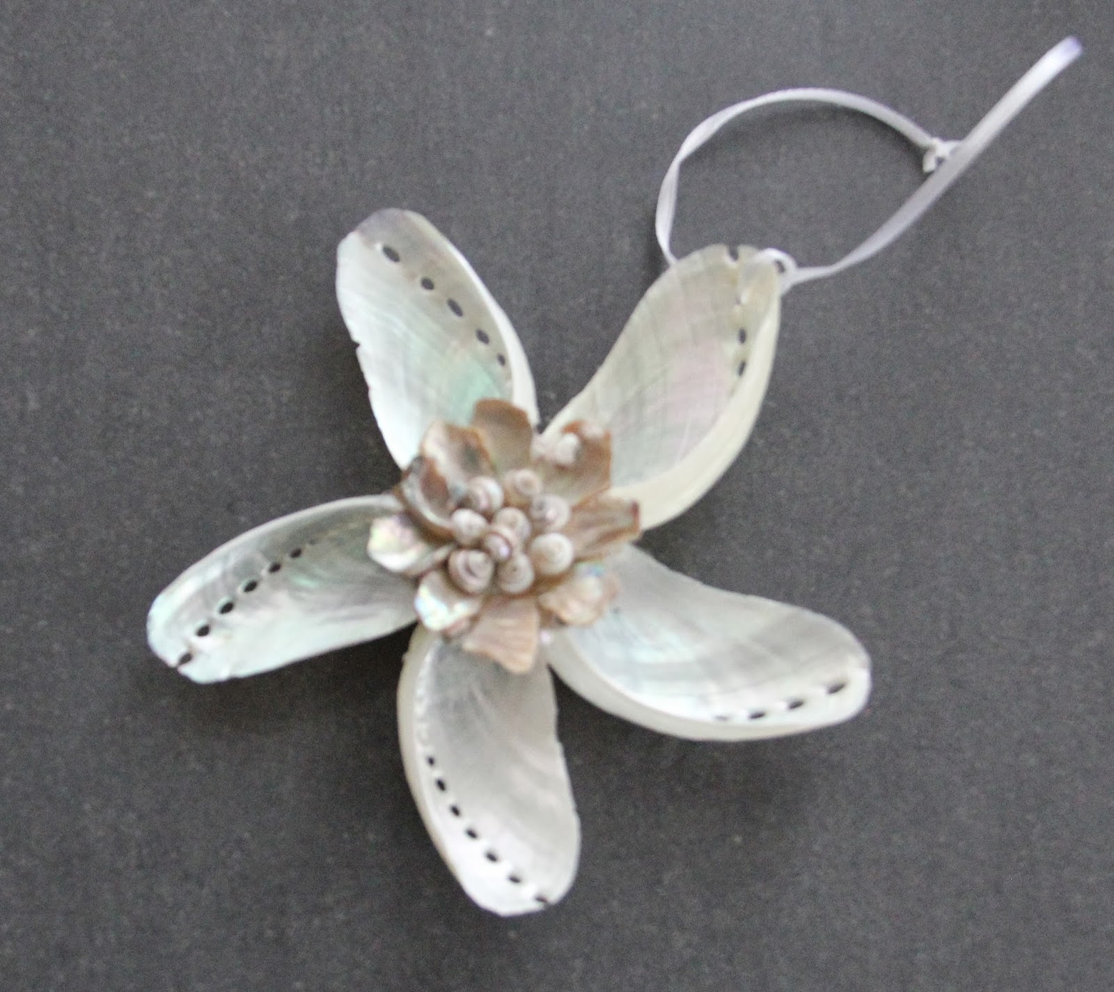 Sheer Serendipity: Seashell ornaments and decor