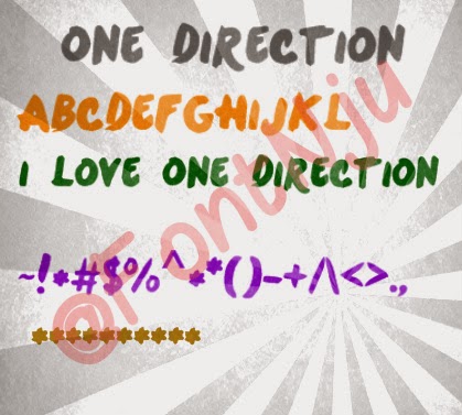 One Direction Font
