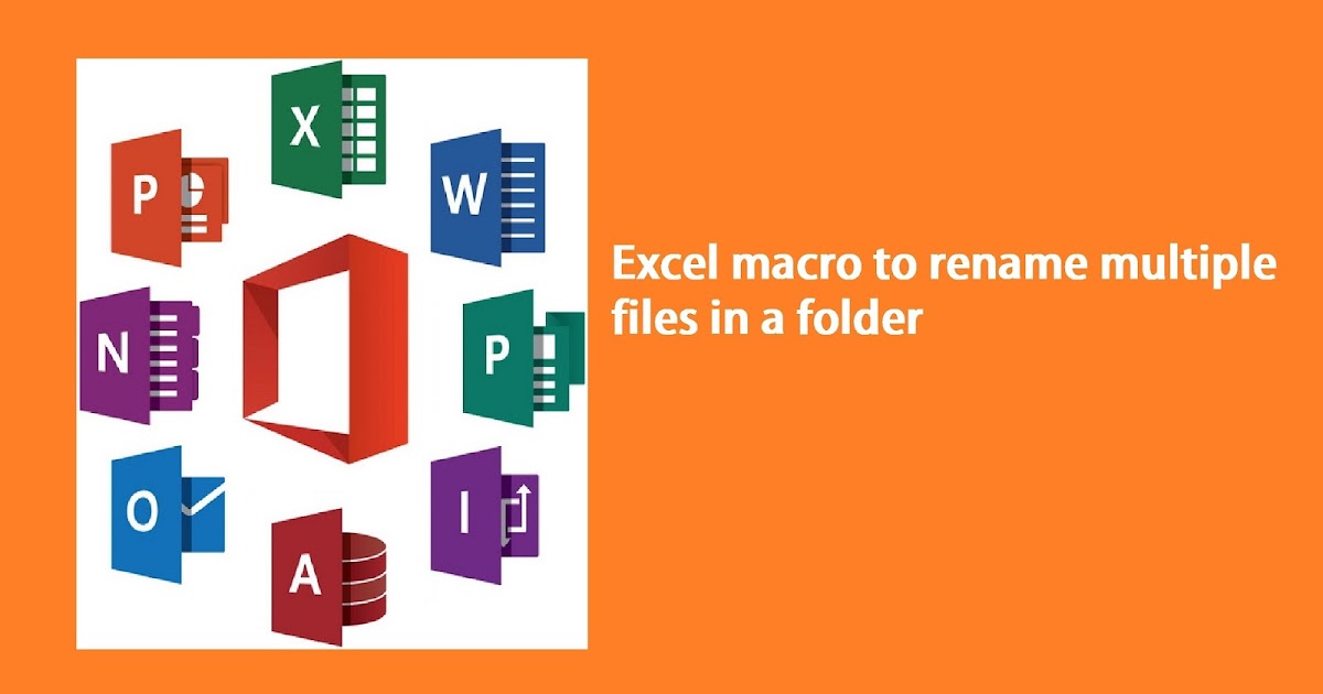 VBA Tricks And Tips VBA Code To Rename Multiple Files In A Folder With 