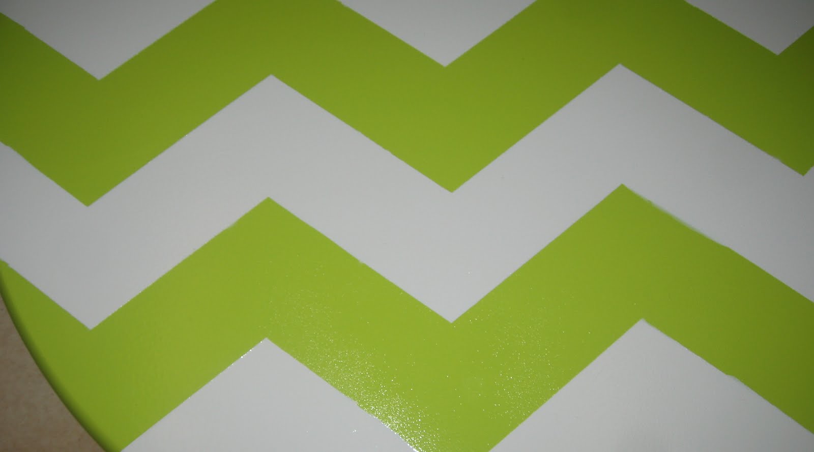 a kitchen table for two: Lazy Susan makeover & chevron stipe tutorial