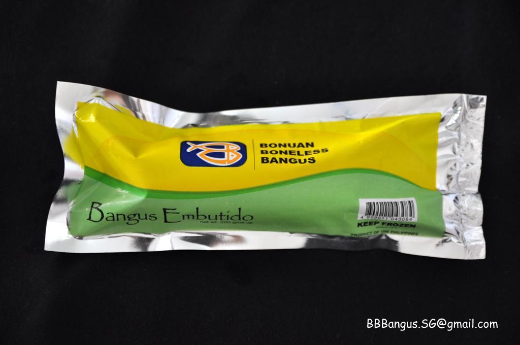 Bonuan Bangus(Deboned MilkFish)Singapore: Bangus Embutido