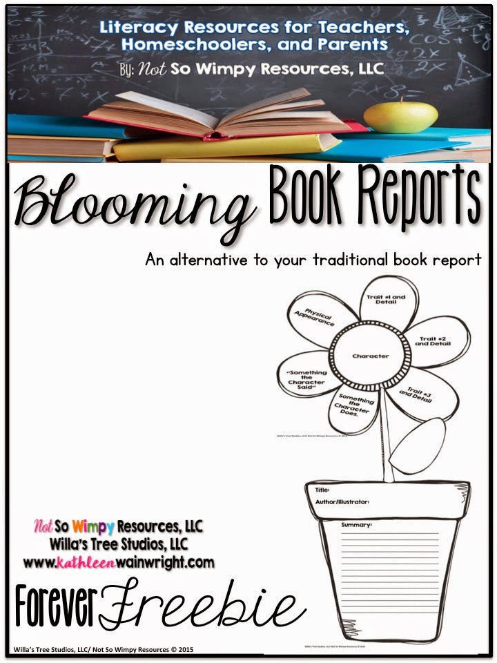 Spring into Literacy with a Blooming Book Report | Classroom Tested ...