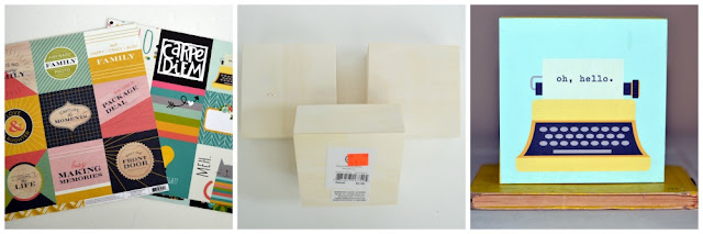 Scrapbook Paper DIY Signs