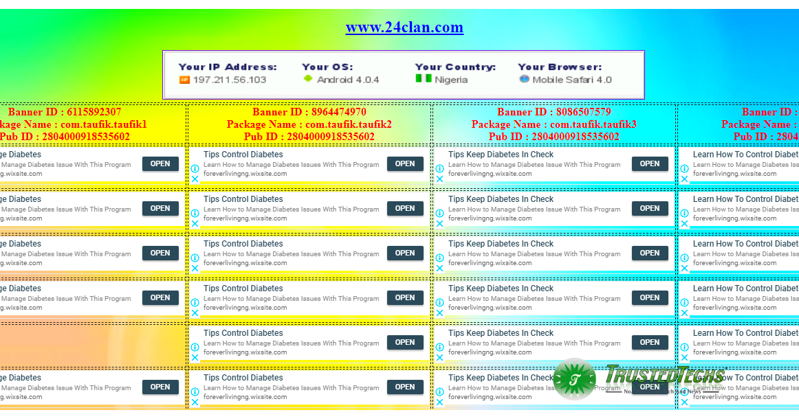 Admob Html Script For Impresion And Clicking Safe