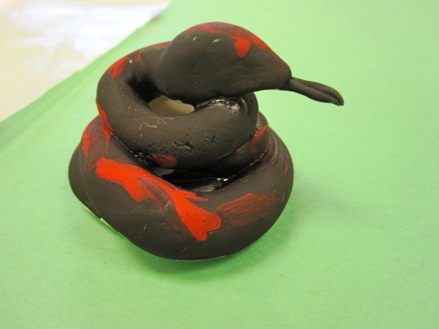 Jackson's Art Room: Model Magic Snakes