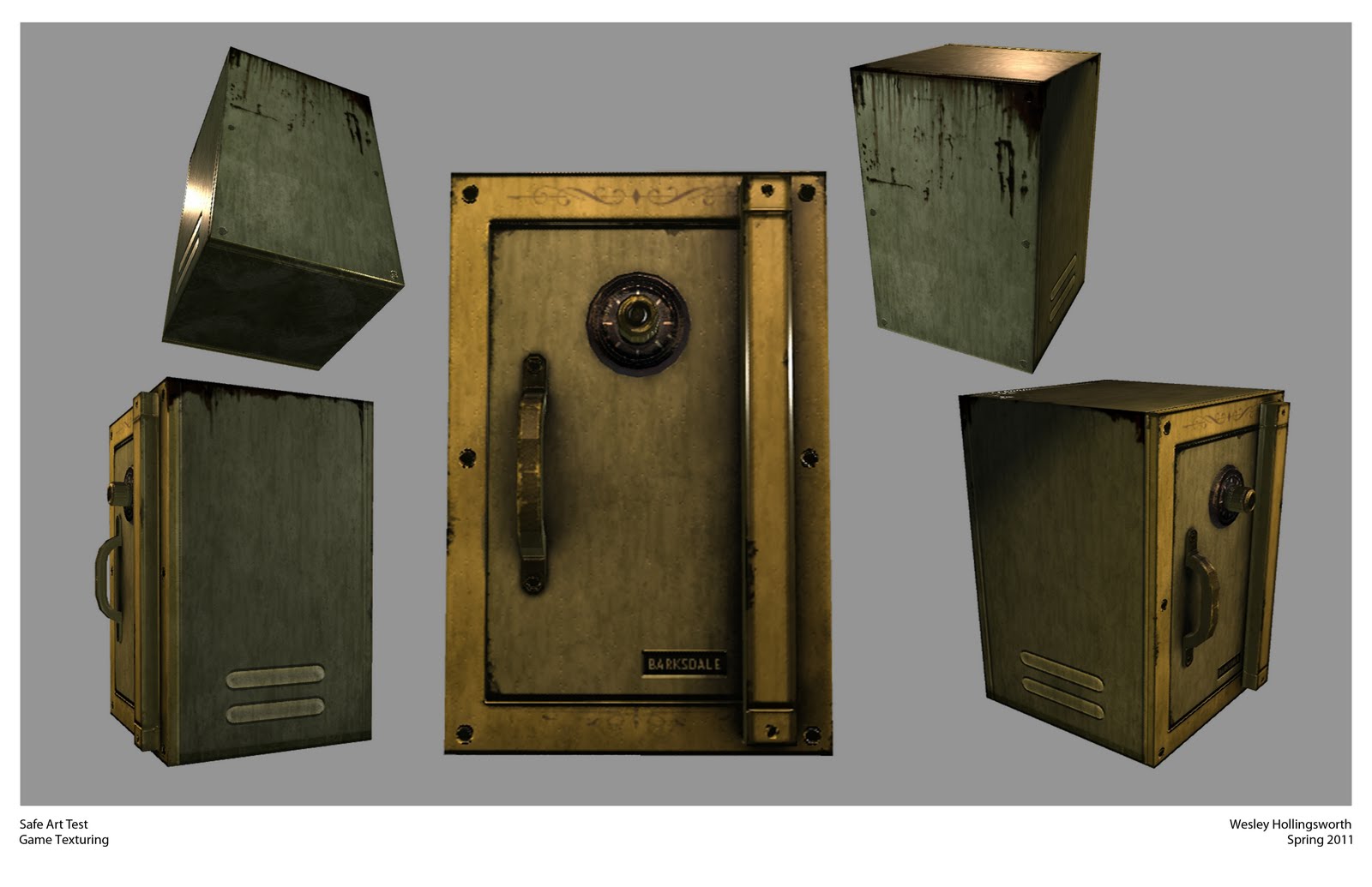 Art Of Wesley Hollingsworth: Safe Art Test (BEFORE)