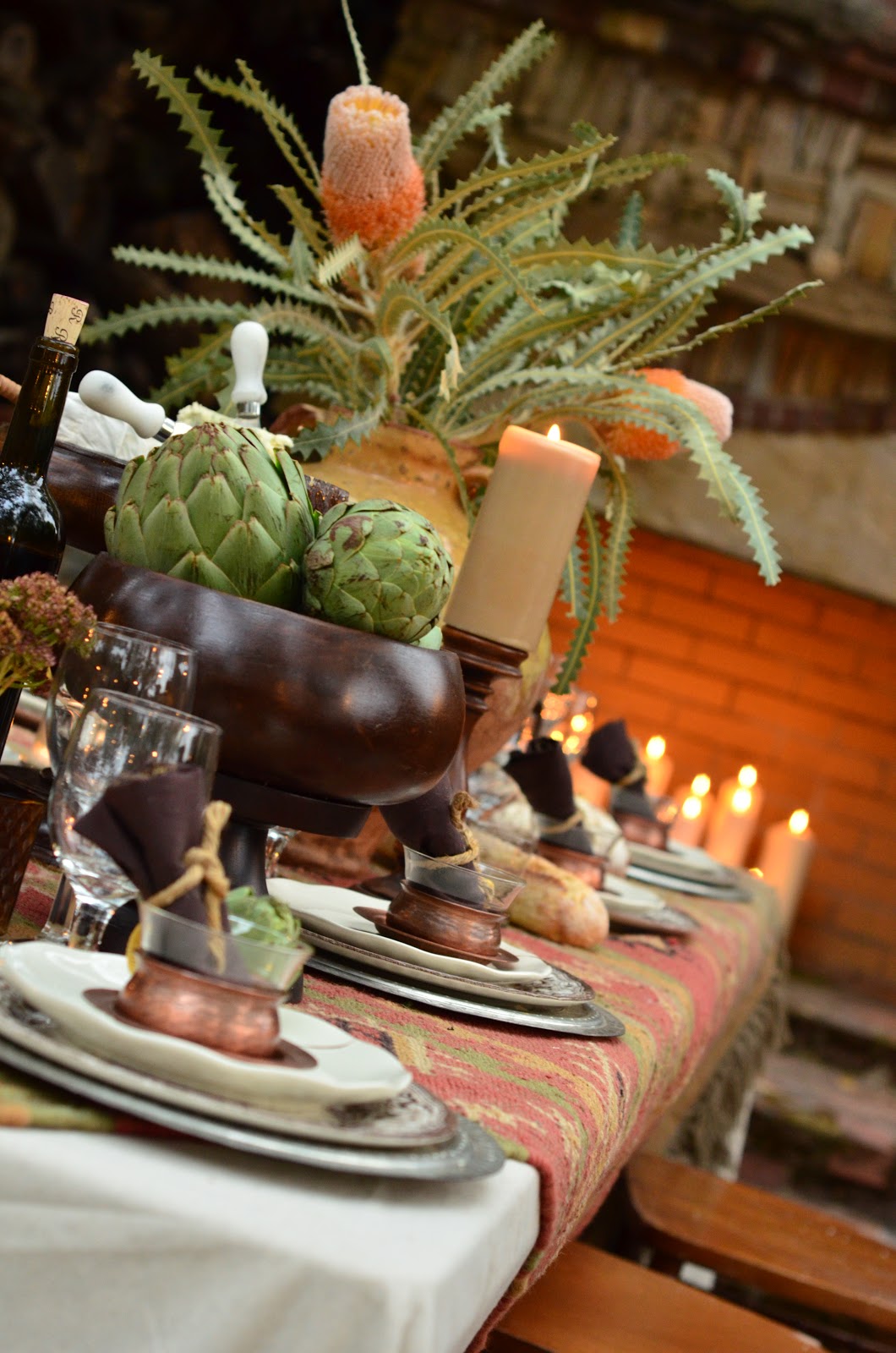 ravens • fête: Rustic Dinner Party