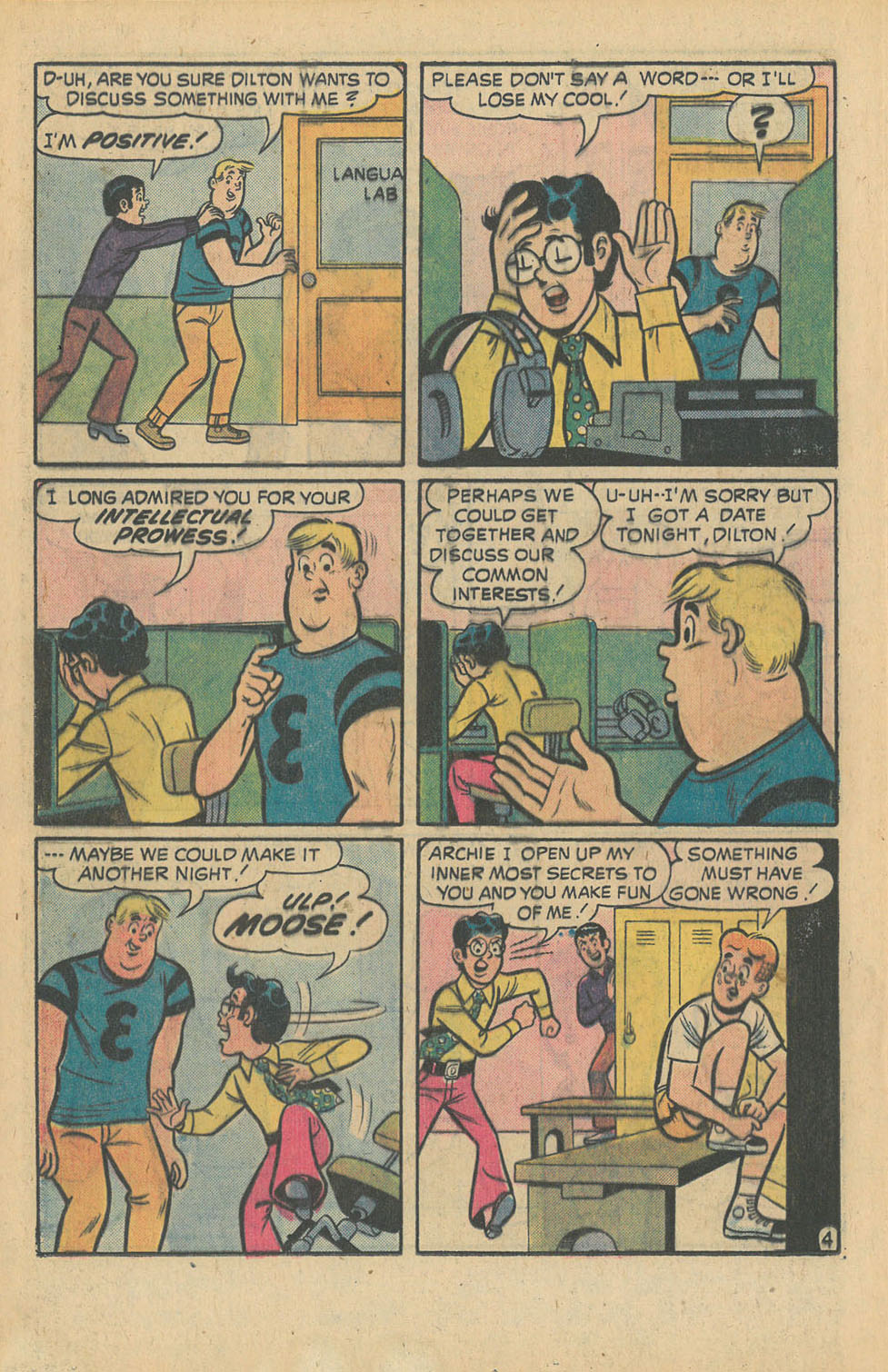 Four-Color Shadows: Dilton-Archie's TV Laugh-Out-1975